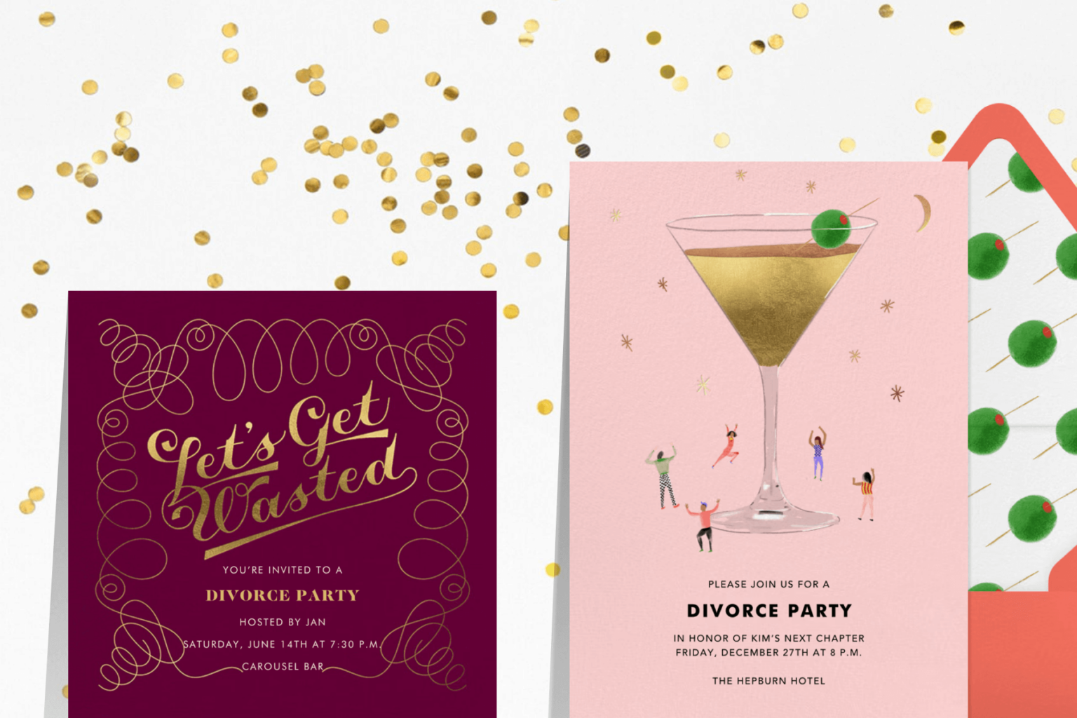 The 12 Best (And Funniest!) Divorce Party Ideas | Paperless Post