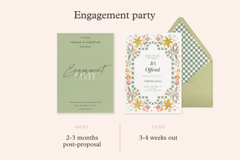 Pre-Wedding and Post-Wedding Events: A Timeline | Paperless Post
