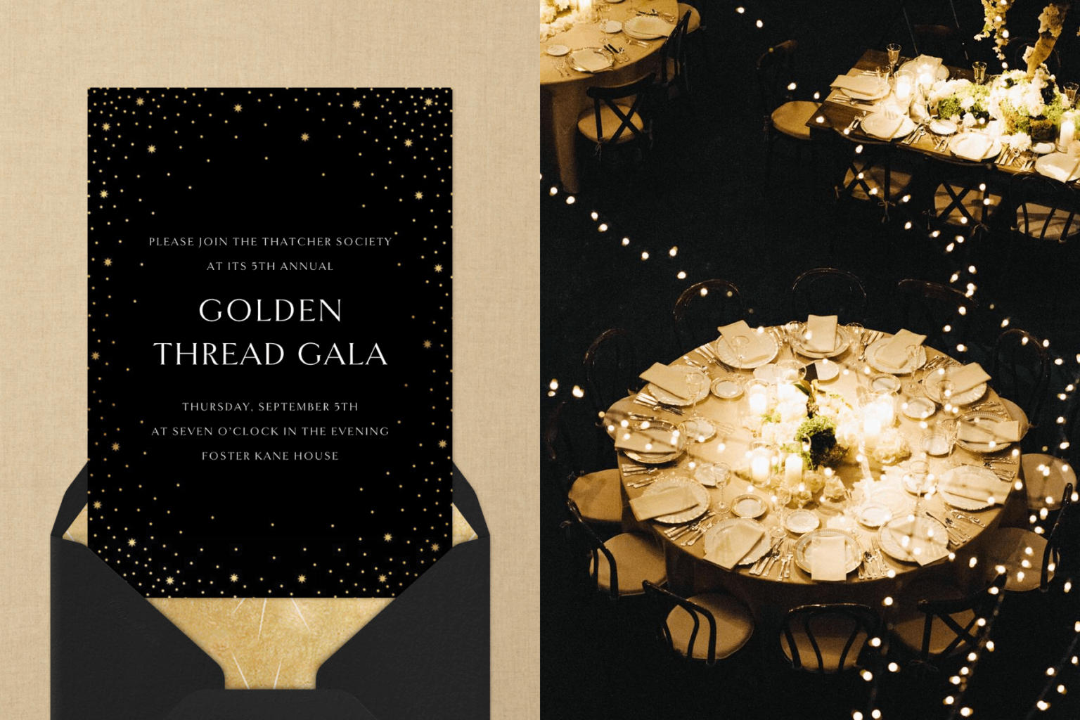 20 Gala Invitation Examples and Ideas for a Formal & Elegant Evening ...