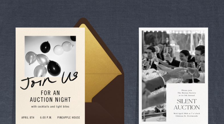 How to Run a Silent Auction in 12 Steps | Paperless Post