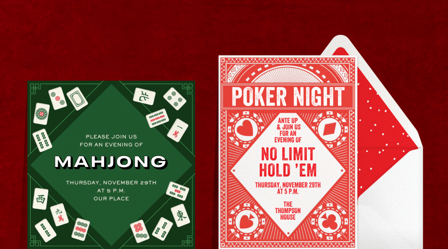 How to Host a Game Night for Adults | Paperless Post