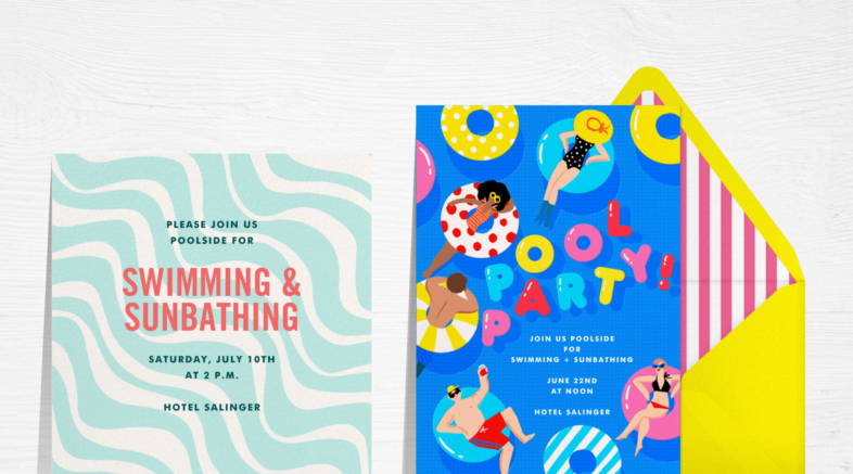 10 Pool Party Invitation Wording Ideas & Templates | Paperless Post