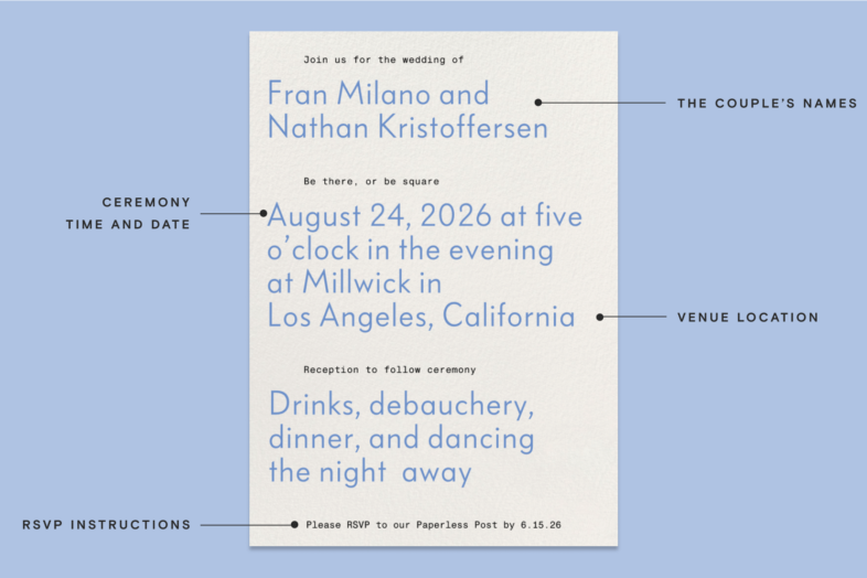 When to Send Wedding Invitations for Every Wedding Event | Paperless Post