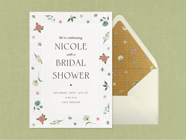 When to Send Bridal Shower Invites | Paperless Post