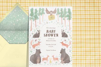 7 Woodland Themed Baby Shower Ideas | Paperless Post