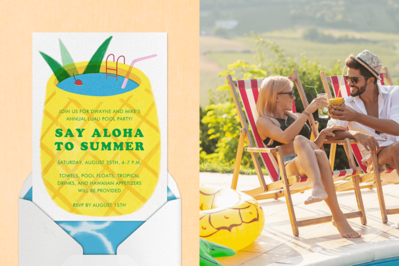 10 Pool Party Invitation Wording Ideas & Templates | Paperless Post