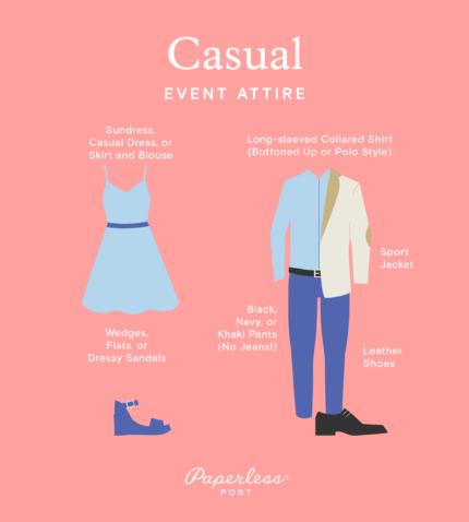 The Ultimate Guide to Dress Code Types and Guest Attire | Paperless Post