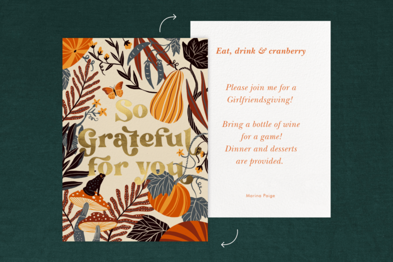 11 Friendsgiving Invitation Wording Ideas | Paperless Post