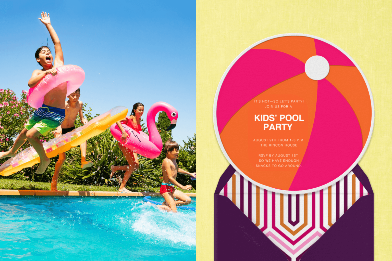 10 Pool Party Invitation Wording Ideas & Templates | Paperless Post