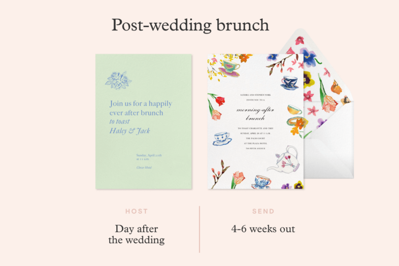 Pre-Wedding and Post-Wedding Events: A Timeline | Paperless Post