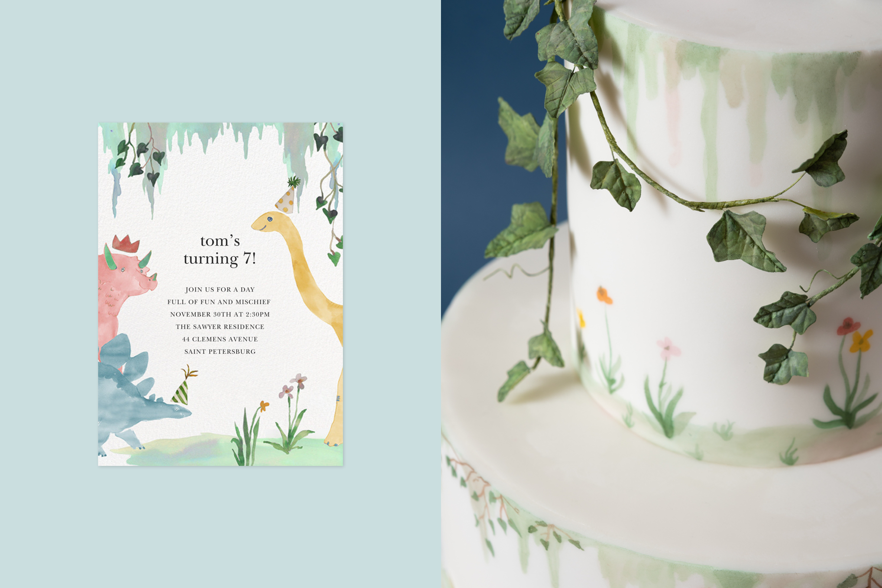 Cakes that match your Paperless Post invitations - Paperless Post Blog